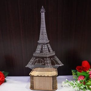 Laser Cut Acrylic Engraving Solar System 3D Optical Illusion Lamp CDR ...