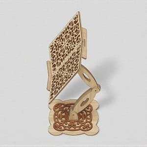 Laser Cut Height Adjustable Rehal Quran Holder Stand CDR DXF File Free ...