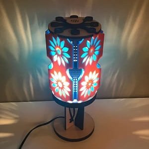 Laser Cut Teardrop Suspended Lamp AI File Free Download | Vecty