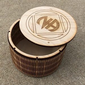 Laser Cut Wooden Domino Game Box and Pieces DXF File Free Download | Vecty
