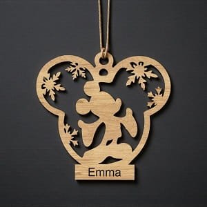 Laser Cut Personalized Santa Hat Christmas Ornament CDR SVG File Free ...