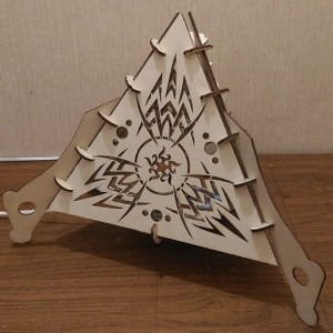 Laser Cut Wooden Lighthouse Lamp CDR File Free Download | Vecty
