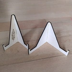 Laser Cut Tabletop Acrylic Easel Stand SVG File Free Download | Vecty